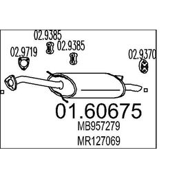 MTS MARKENTECHNIKSERVICEGMBH & CO. KG MTS Endschalld&auml;mpfer 0160675 f&uuml;r MITSUBISHI