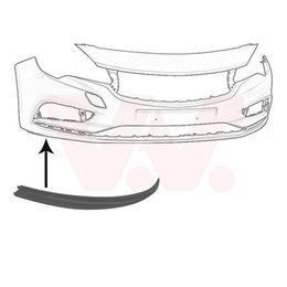 Van Wezel Spoiler 3810502 vorne rechts f&uuml;r OPEL