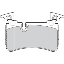 Valeo Bremsbelagsatz, Scheibenbremse FIRST 302208 Hinterachse f&uuml;r Mercedes