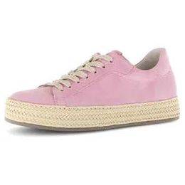 Sneaker Gabor "Sneaker low", Herren, Gr. 37,5, pink, Schuhe Sneaker