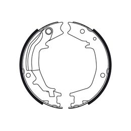 TRW Bremsbackensatz, Feststellbremse gs8489 f&uuml;r HYUNDAI KIA