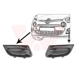 Van Wezel L&uuml;ftungsgitter, Sto&szlig;f&auml;nger 4372599 vorne rechts f&uuml;r RENAULT