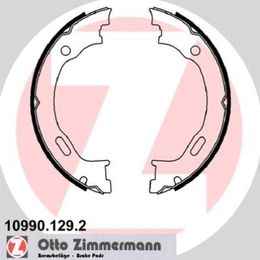 Zimmermann Bremsbackensatz, Feststellbremse 109901292 Hinterachse f&uuml;r Mercedes