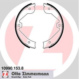 Zimmermann Bremsbackensatz, Feststellbremse 109901538 Hinterachse f&uuml;r Mercedes Porsche VAG LAND ROVER