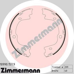 Zimmermann Bremsbackensatz, Feststellbremse 109901579 Hinterachse f&uuml;r HYUNDAI