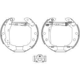TEXTAR Bremsbackensatz Shoe Kit Pro 84056602 f&uuml;r Peugeot Citro&euml;n
