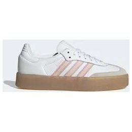 Sneaker Adidas ORIGINALS "SAMBAE", Damen, Gr. 39, rosa (cloud wei&szlig;, sandy pink, semi flash rot), Leder, Schuhe Sneaker, Topseller