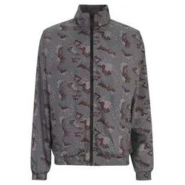 Anorak Urban Classics "Urban Classics Herren Camo Track Jacket", Herren, Gr. M, schwarzdesert camo, 100% Polyester, mehrfarbig, loose fit, amerikanischer Ausschnitt, Jacken