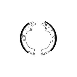 Hella Bremsbackensatz 8db355001671 f&uuml;r DAIHATSU TOYOTA