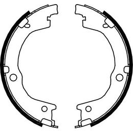 TRISCAN Bremsbackensatz, Feststellbremse 810018006 f&uuml;r KIA HYUNDAI