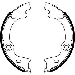 TRISCAN Bremsbackensatz, Feststellbremse 810018010 f&uuml;r KIA