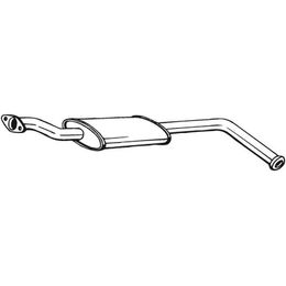 BOSAL Mittelschalld&auml;mpfer 200441 f&uuml;r RENAULT