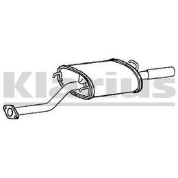 VEGAZ Endschalld&auml;mpfer mos252 f&uuml;r AUSTIN-HEALEY