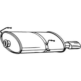 BOSAL Endschalld&auml;mpfer 190619 f&uuml;r Peugeot