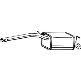 BOSAL Endschalld&auml;mpfer 233089 f&uuml;r VW