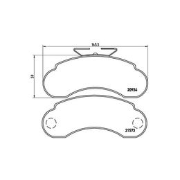 MAGNETI MARELLI Bremsbelagsatz, Scheibenbremse 363700450021 f&uuml;r Mercedes