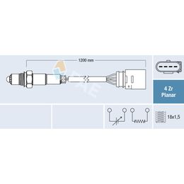 FAE Lambdasonde 77144 f&uuml;r VW STANDARD AUTOMOBILE