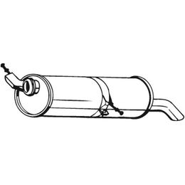 BOSAL Endschalld&auml;mpfer 190509 f&uuml;r Peugeot