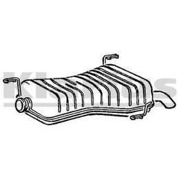 VEGAZ Endschalld&auml;mpfer pgs237 f&uuml;r Citro&euml;n/Peugeot