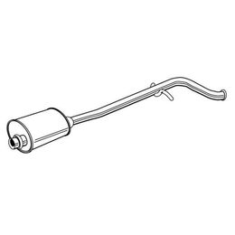 VEGAZ Mittelschalld&auml;mpfer pgs300 f&uuml;r Peugeot