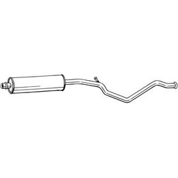 BOSAL Mittelschalld&auml;mpfer 285325 f&uuml;r Peugeot