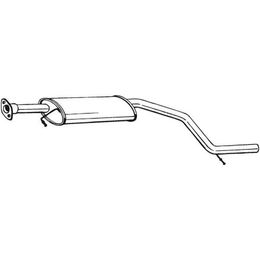 BOSAL Mittelschalld&auml;mpfer 281071 f&uuml;r Ford