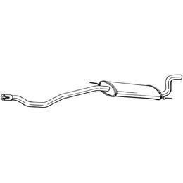 BOSAL Endschalld&auml;mpfer 283741 f&uuml;r VW