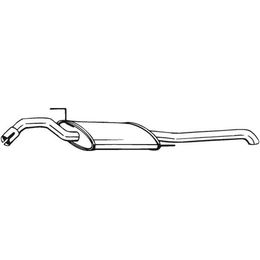 BOSAL Endschalld&auml;mpfer 279461 f&uuml;r VW
