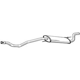 BOSAL Endschalld&auml;mpfer 283595 f&uuml;r VW