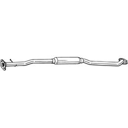 BOSAL Mittelschalld&auml;mpfer 283381 f&uuml;r Suzuki