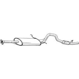 BOSAL Endschalld&auml;mpfer 287511 f&uuml;r Suzuki