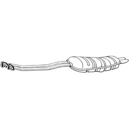 BOSAL Endschalld&auml;mpfer 282215 f&uuml;r BMW