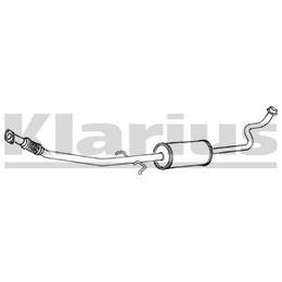 VEGAZ Mittelschalld&auml;mpfer ts298 f&uuml;r TOYOTA