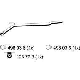 VEGAZ Abgasrohr vr167ebern mitte f&uuml;r VW
