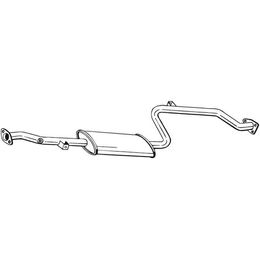 BOSAL Mittelschalld&auml;mpfer 285065 f&uuml;r MITSUBISHI