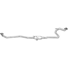 BOSAL Mittelschalld&auml;mpfer 293043 f&uuml;r TOYOTA