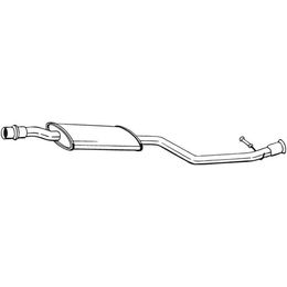BOSAL Mittelschalld&auml;mpfer 284143 f&uuml;r Citro&euml;n