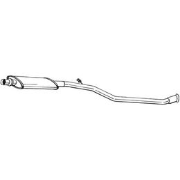 BOSAL Mittelschalld&auml;mpfer 283389 f&uuml;r Peugeot