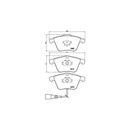 MAGNETI MARELLI Bremsbelagsatz, Scheibenbremse 363700485079 f&uuml;r Skoda VW
