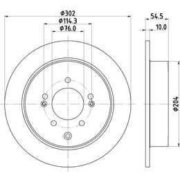 Hella Bremsscheibe 8dd355126671 302mm 10mm f&uuml;r KIA