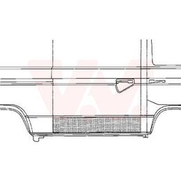 Van Wezel T&uuml;r, Karosserie 5874174 Schiebet&uuml;r