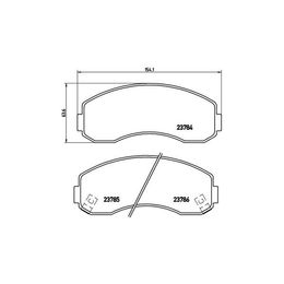MAGNETI MARELLI Bremsbelagsatz, Scheibenbremse 363700499003 f&uuml;r KIA SATURN ASIA MOTORS