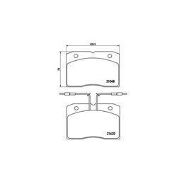 MAGNETI MARELLI Bremsbelagsatz, Scheibenbremse 363700506003 f&uuml;r SATURN