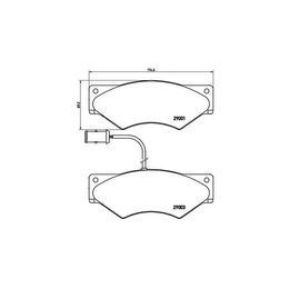 MAGNETI MARELLI Bremsbelagsatz, Scheibenbremse 363700506007 f&uuml;r SATURN