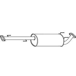 VEGAZ Endschalld&auml;mpfer ts349 f&uuml;r TOYOTA