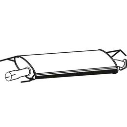 VEGAZ Mittelschalld&auml;mpfer ts475 f&uuml;r TOYOTA