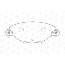 Champion Bremsbelagsatz, Scheibenbremse 573027ch f&uuml;r CITRO&Euml;N