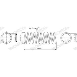 Monroe Fahrwerksfeder sp3353 f&uuml;r VOLVO