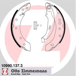 Zimmermann Bremsbackensatz, Feststellbremse 109901373 Hinterachse f&uuml;r Citro&euml;n/Peugeot
