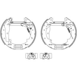 Hella Bremsbackensatz 8db355003851 f&uuml;r Volvo ALFA ROMEO Suzuki RENAULT